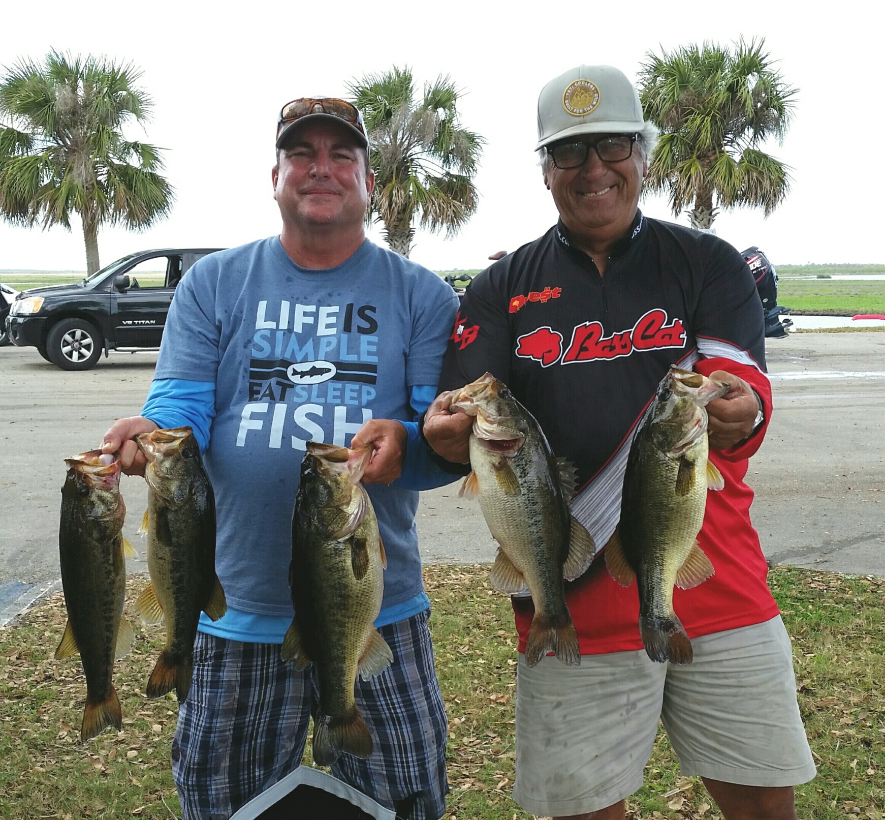 Ferd Reid and Bill Groseclose with 16.70 pounds and 2nd place Lake ...